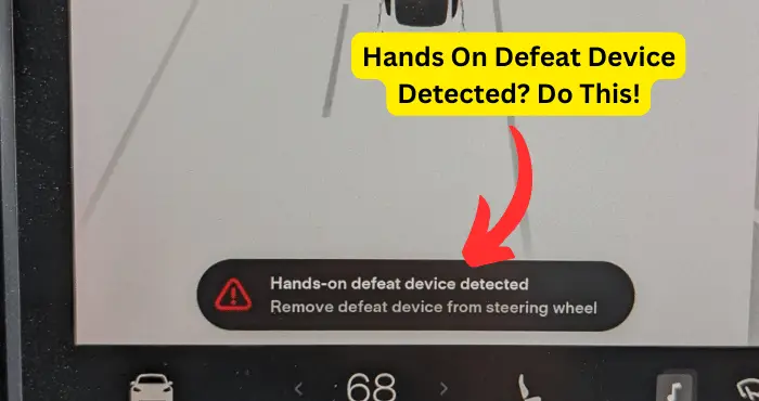 Hands On Defeat Device Detected? Do This!