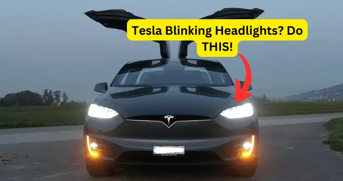 Tesla Blinking Headlights? Do THIS!