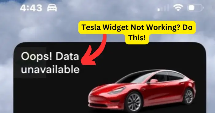 Tesla Widget Not Working? Do This!